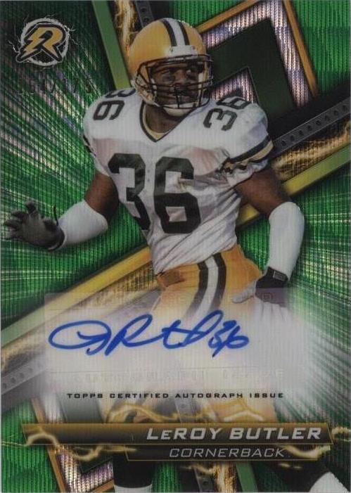 2023 Topps Composite - Resurgence Signatures LeRoy Butler #RA-LB Green ...