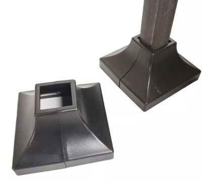 HANDRAIL RAILING Base SHOES 1 SNAP ON Railing feet POST covers fit 1 1/ ...