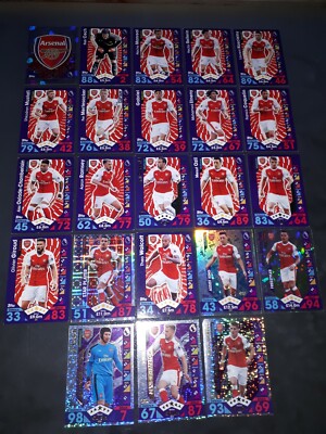 Arsenal Complete Set Including MOTM Cards Match Attax 2016/17 | eBay UK