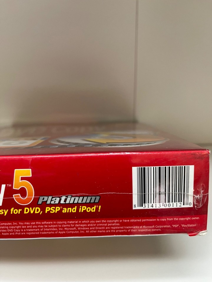 interVideo DVD Copy 5 Platinum _ Copy Movies Fast & Easy For DVD, PSP ...