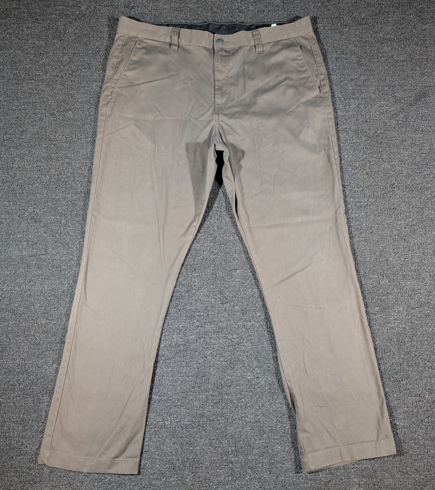 VOLCOM Pants Mens 40 (Fits 40x32) Straight Leg Casual Trouser Chino ...