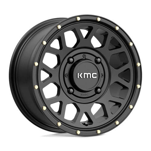 KMC Powersports KS135 GRENADE 14X7 4X156 38 132.00 SATIN BLACK Wheel ...