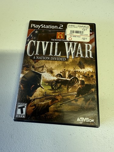 Civil War A Nation Divided PS2 Game | eBay