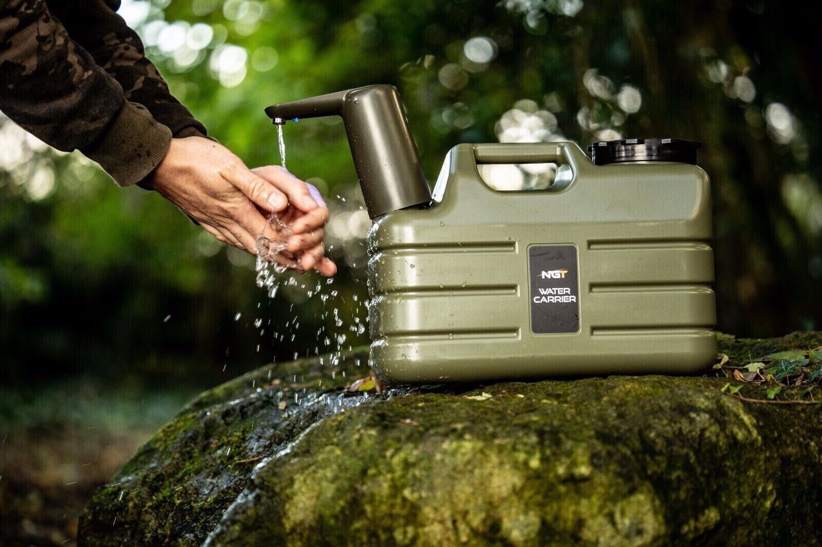 NGT Water Container Tap Carp Fishing Camping USB Auto Water Tap 11L ...