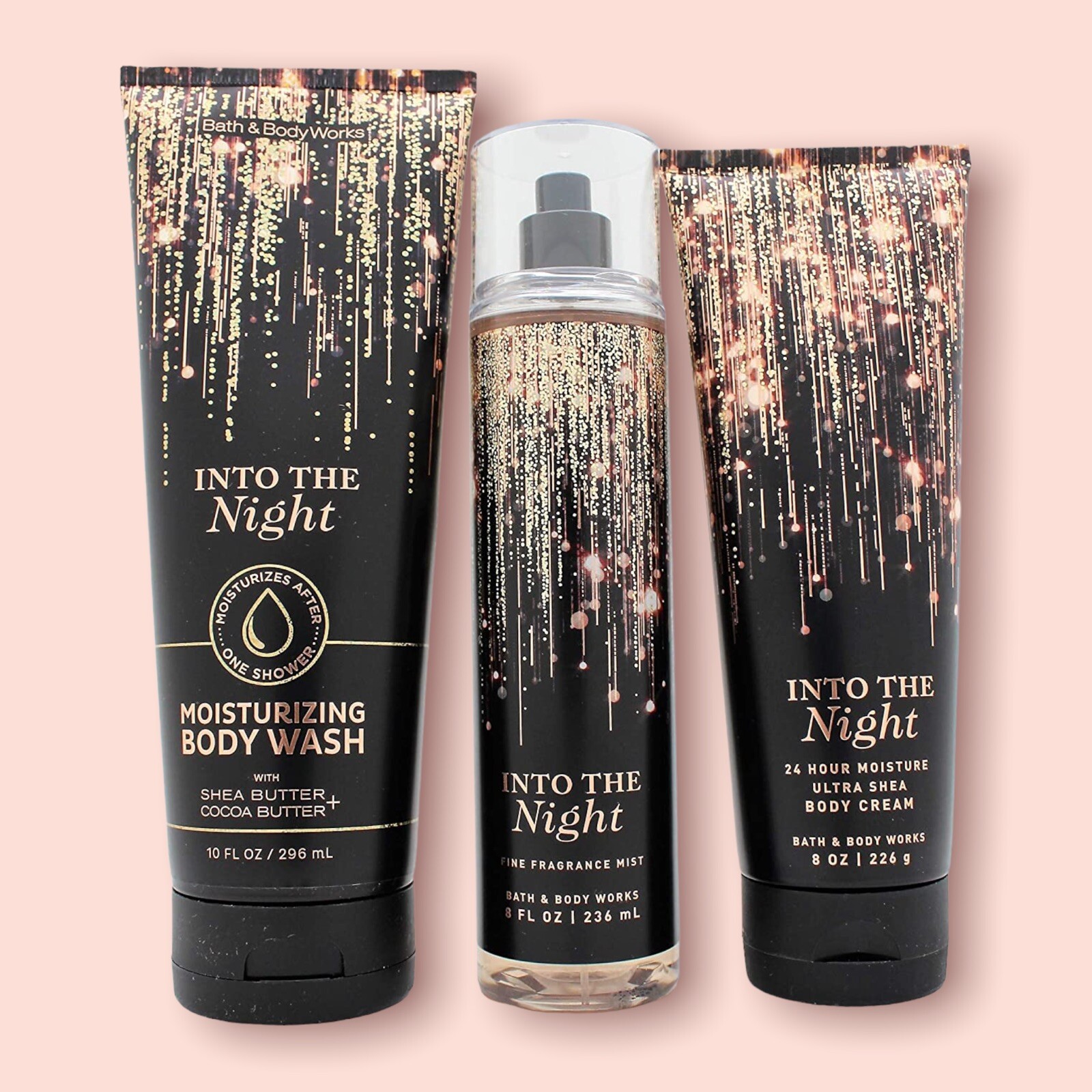 Bath & Body Works Into the Night Moisturizing Body Wash Fragrance Mist ...