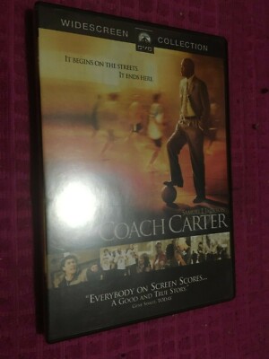 COACH CARTER - DVD - SAMUEL L. JACKSON - ASHANTI - WIDESCREEN - FAST ...