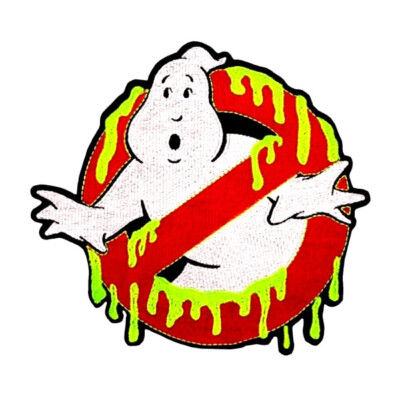 The Real Ghostbusters Logo with Slim Embroidered Big Patch 80s Retro | eBay