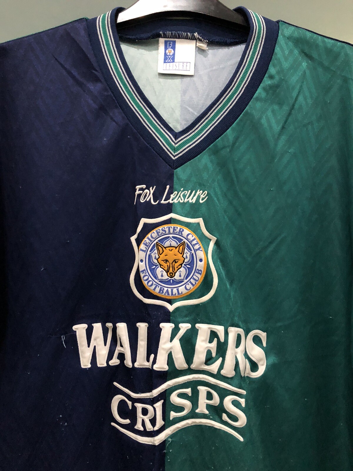Official Fox Leisure Leicester City 1995 96 3rd Away Shirt Large LCFC ...