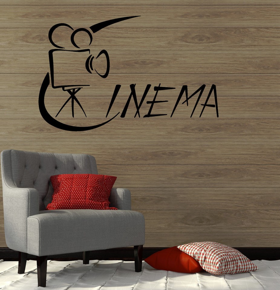 Cinema Films Movie Theatre Art Wall Stickers Vinyl Decal (ig2115) | eBay