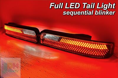 JDM Nissan Silvia S13 240SX Full LED Tail Light Sequential blinker SR20 ...
