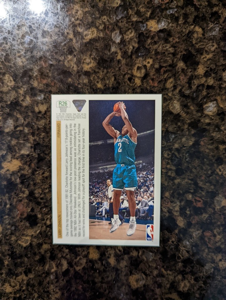 1991-92 Upper Deck, Larry Johnson, Card #R26 | eBay