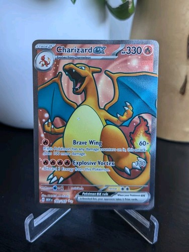 Charizard EX PRINT ERROR - 183/165 Full Art Scarlet & Violet 151 ...