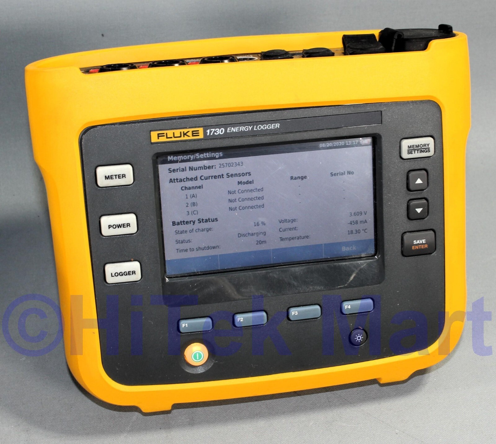Fluke 1730 3 Phase Electrical Energy Logger 1500A w Fluke iFlex 1500-2 ...