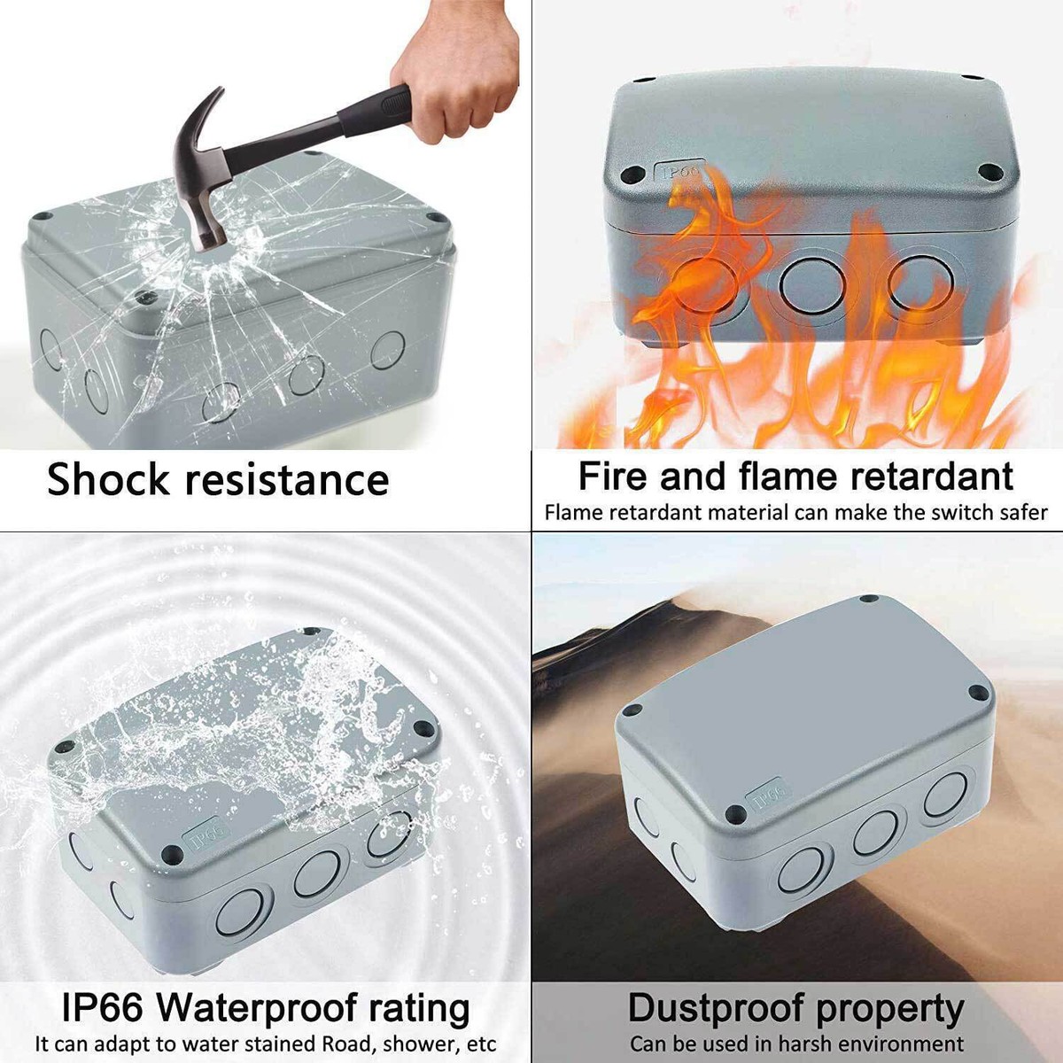 Waterproof Outlet Box Fire Service RMS WP Weather Proof Fire Alarm
