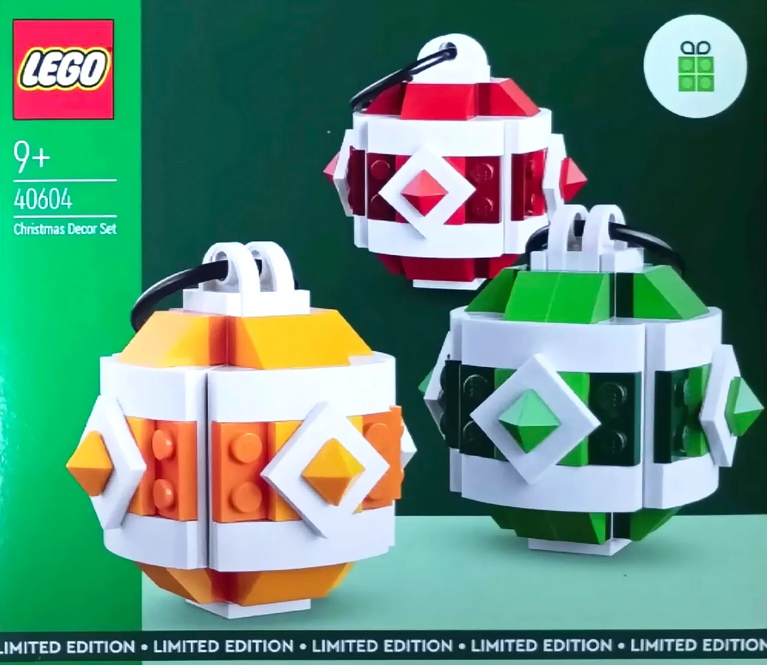 Lego 40604 Winter Christmas Holiday Bulbs Baubles Exclusive | eBay