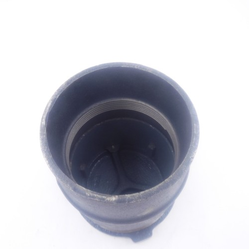 Zurn Z1400 No-Hub Dura Coated Adj Floor Cleanout For 4" Pipes, 5-1/8 ...