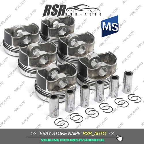 OEM 6x Φ89.01mm / Φ20mm Pistons Rings Set For Audi Q7 VW Passat CC 3.6 ...