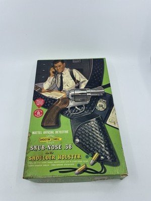 Mattel Shootin' Shell Snub-Nose Private Detective Cap Gun Set w ...