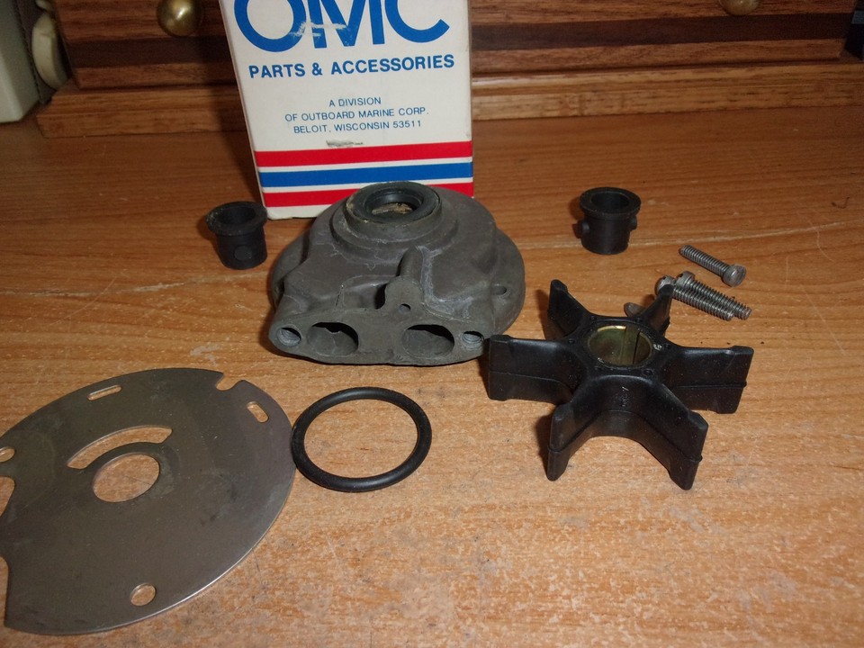 GENUINE OMC Water Pump Repair Kit Part# 381577 SHIPPING LESS THAN $7.00 ...