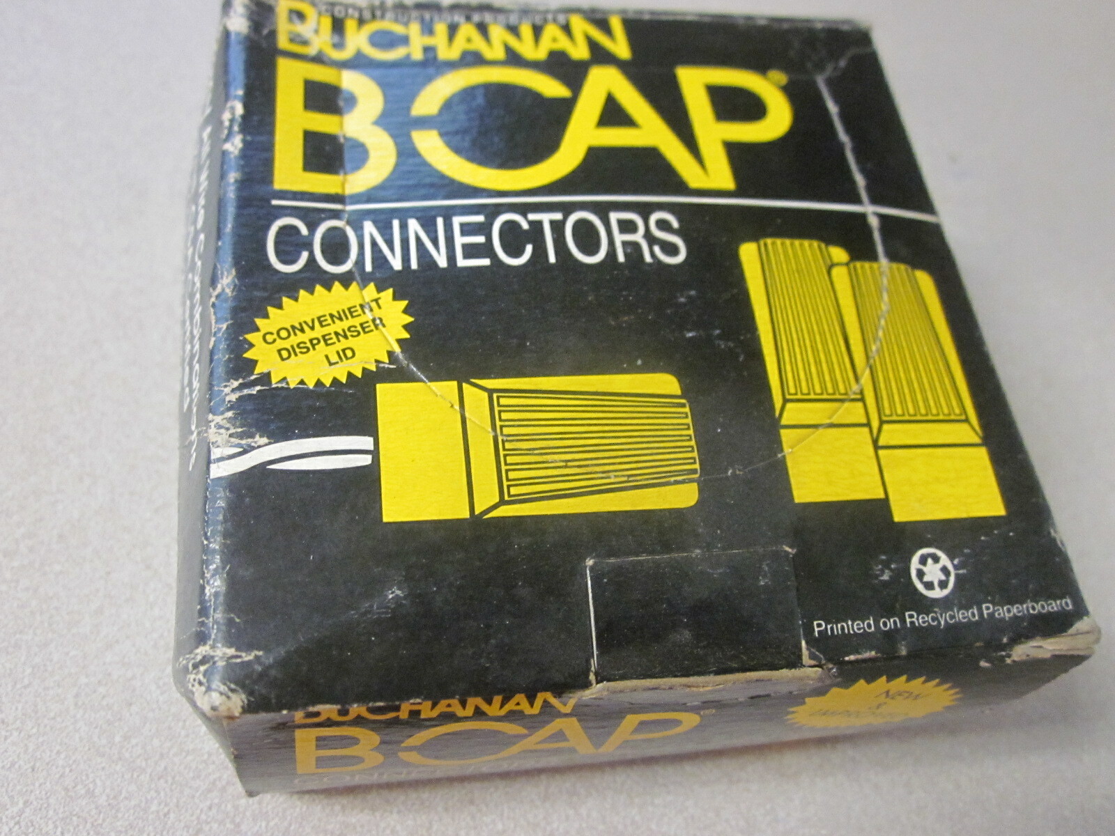 NOS Buchanan Industries B1-1 Yellow B-Cap Wire Connector B1-1Qty 68 | eBay