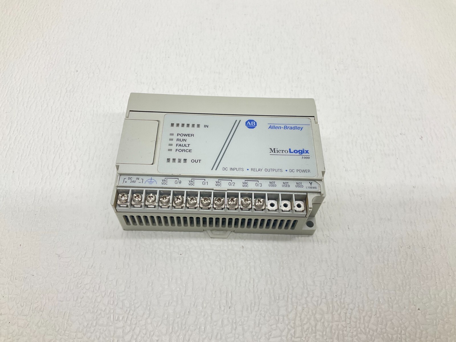 Allen Bradley 1761-L10BWB Micrologix 1000 Controller Ser. F FRN 1.1 ...