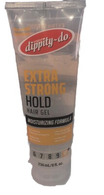 8oz Dippity Do Original Extra Strong Hold Hair Gel, 10+,Moisturizing ...