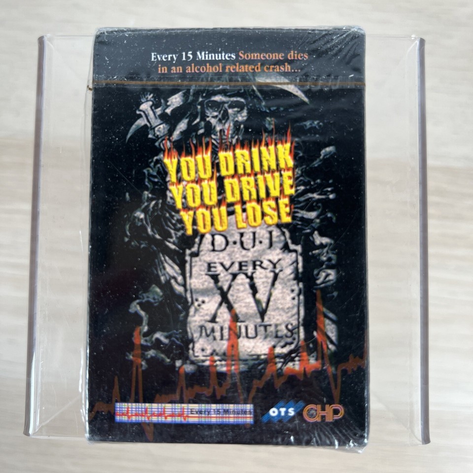 California Highway Patrol CHP Vintage Playing Cards You Drink You Drive ...