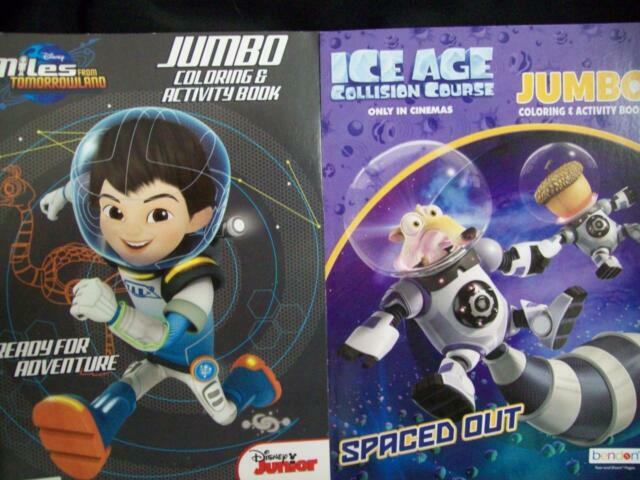 Ice Age Jumbo Coloring & Activity Book Color 3 Collision Course Spaced ...