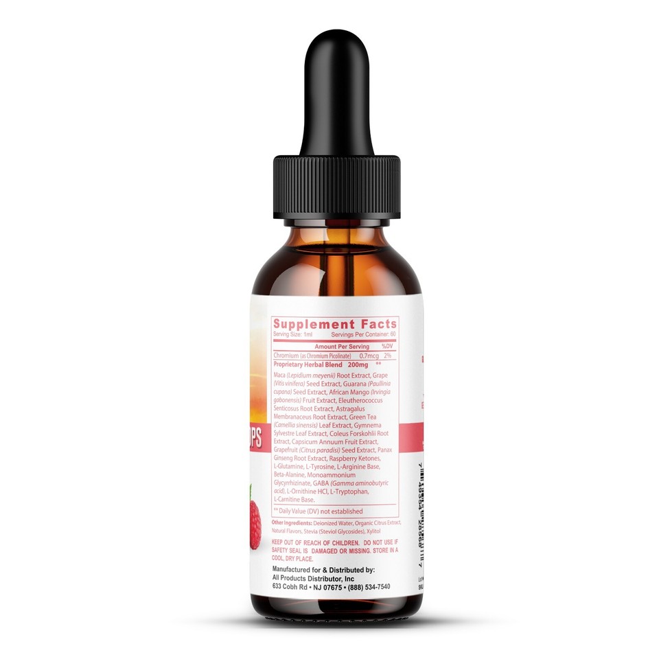 Raspberry Ketone Drops 2oz – Appetite Control, Boost Metabolism, Reduce ...