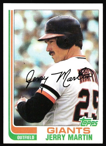1982 Topps Jerry Martin #722 San Francisco Giants | eBay