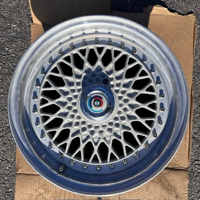 BMW E30 M3 OEM Rims 17" x 8" 5x120 | BBSRC090 | Genuine OEM | White | 2 ...