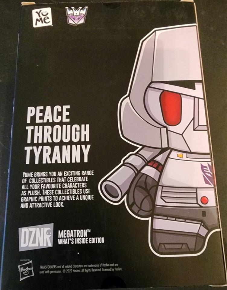 DZNR Transformers Megatron Yu me What's Inside Edition 03 Hasbro New In ...