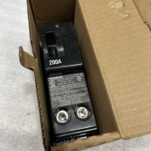 QN2200 SIEMENS 2 POLE 200A 240VAC NEW | eBay