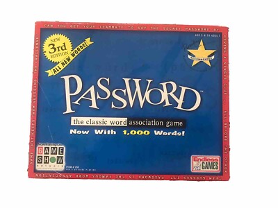 Password Board Game Third Edition 632468002502| eBay