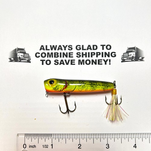 Storm Rattlin Chug Bug Topwater Crankbait Bass Green/Orange Pattern | eBay