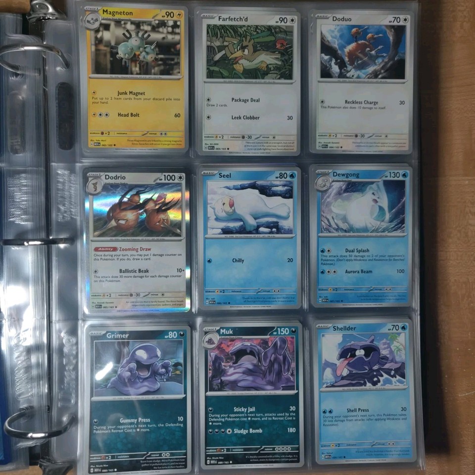Pokemon 151 TCG - Complete Set 165/165. 3 Promo + 8 Holo Energy Cards ...