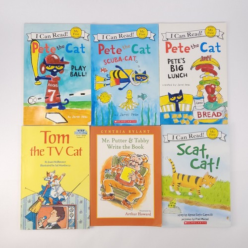 Lot Cat Themed My First I Can Read Early Readers Mr. Putters Tabby Pete ...