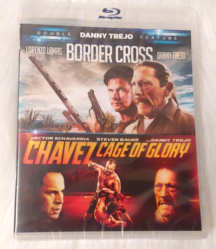 Danny Trejo Double Feature (Blu-ray) Border Cross & Chavez: Cage of ...