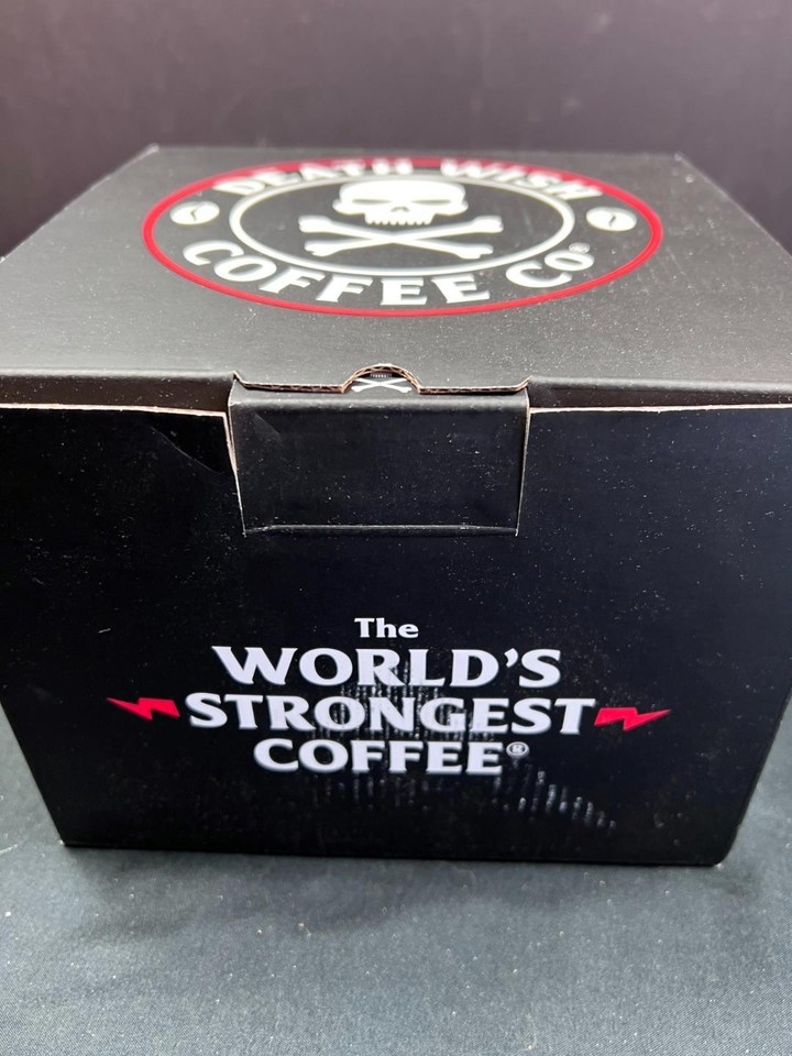 56) New Box DEATH WISH COFFEE MUG Deneen 2020 2001/2500 AGED BEANS ...