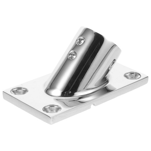 Railing Base Boat Rod Support Wardrobe Pole Holder Flange Socket | eBay