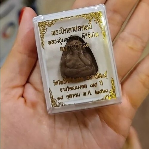 Amulet Buddha Thai Phra Pidta Made From Takian Wood Powder - Magic ...