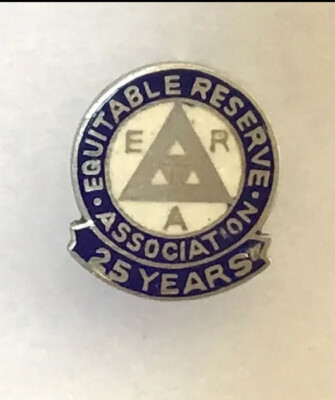Vintage Sterling Silver Equitable Reserve Association 25 Years Pin | eBay