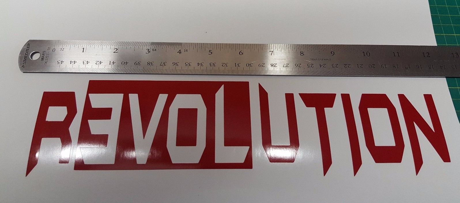 REVOLUTION 12" Vinyl Sticker/Decal Car Truck Window Vinyl Laptop Decal ...
