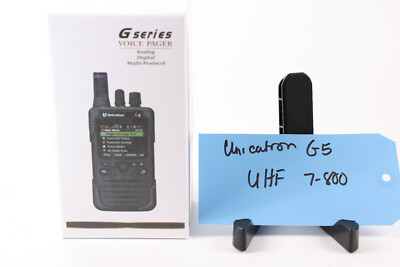 Unication G5 Dualband UHF C 400/470 & 700/800 Phase I & II trunking +2 ...