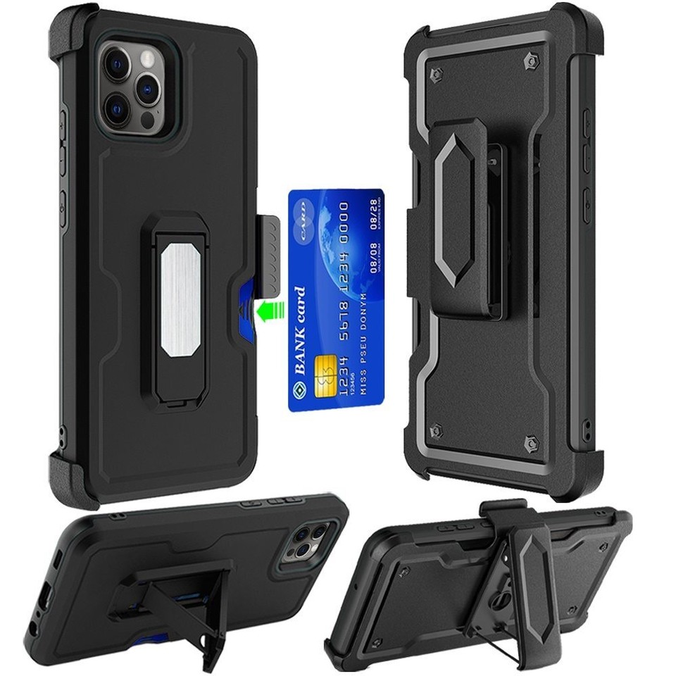 Card Holster For iPhone 15/Pro/Plus/Pro Max Phone Case US Half Flag | eBay