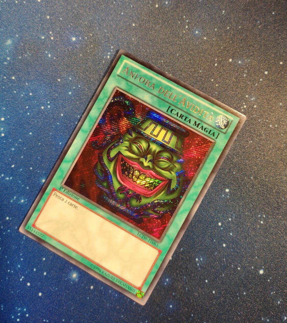 Yu-Gi-Oh! Topf der Gier LCJW-IT061 Secret Rare Near Mint 1. Auflage ...