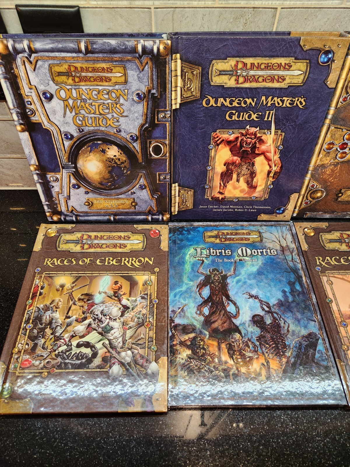 Dungeons & Dragons D&D Lot Guide Handbook Libris Mortis Races of ...