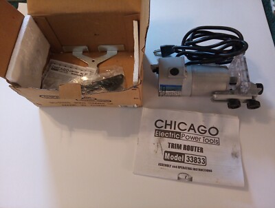 Chicago Electric Trim Router- 26000RPM Wood Trimmer Router | eBay