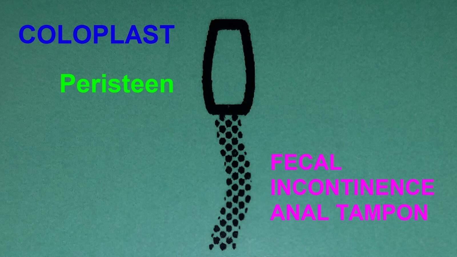 20pcs Small 1450 Coloplast Foam Fecal Incontinence Rectal AnalPlug ...