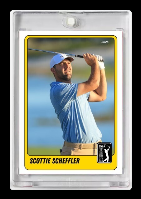 2025 Scottie Scheffler Future Stars Yellow Edition PGA Tour Card Golf ...